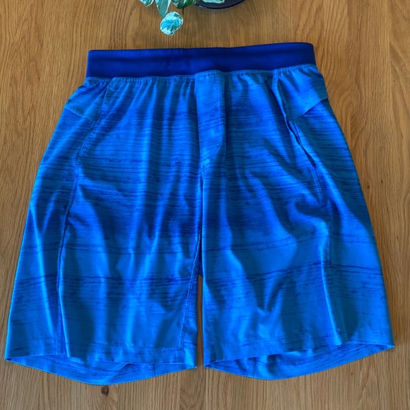 lululemon athletica | Shorts | Mens Lululemon Core Shorts Blue Wave ...